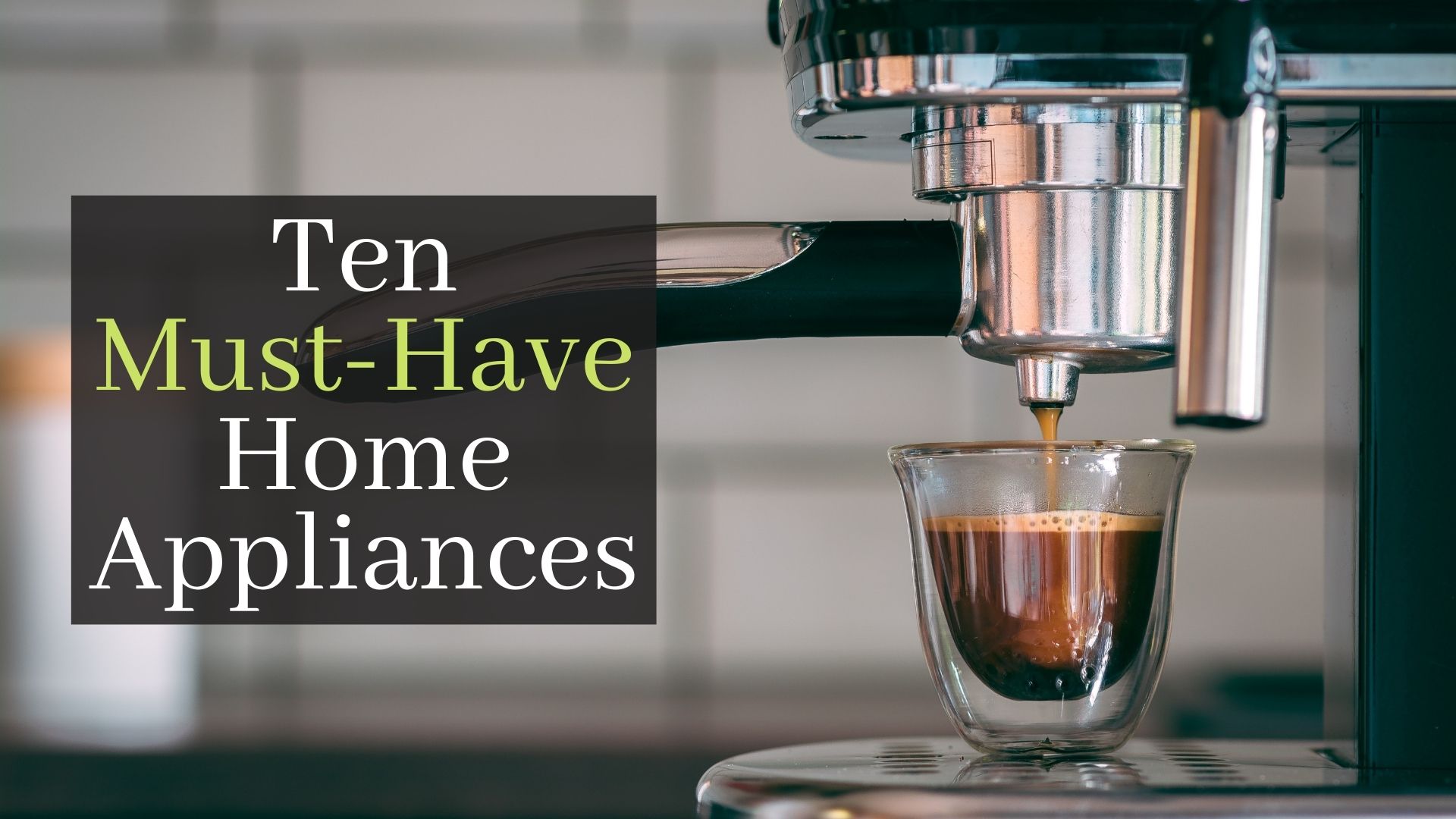 Here Are The 10 Essential Kitchen Appliances You Must Have